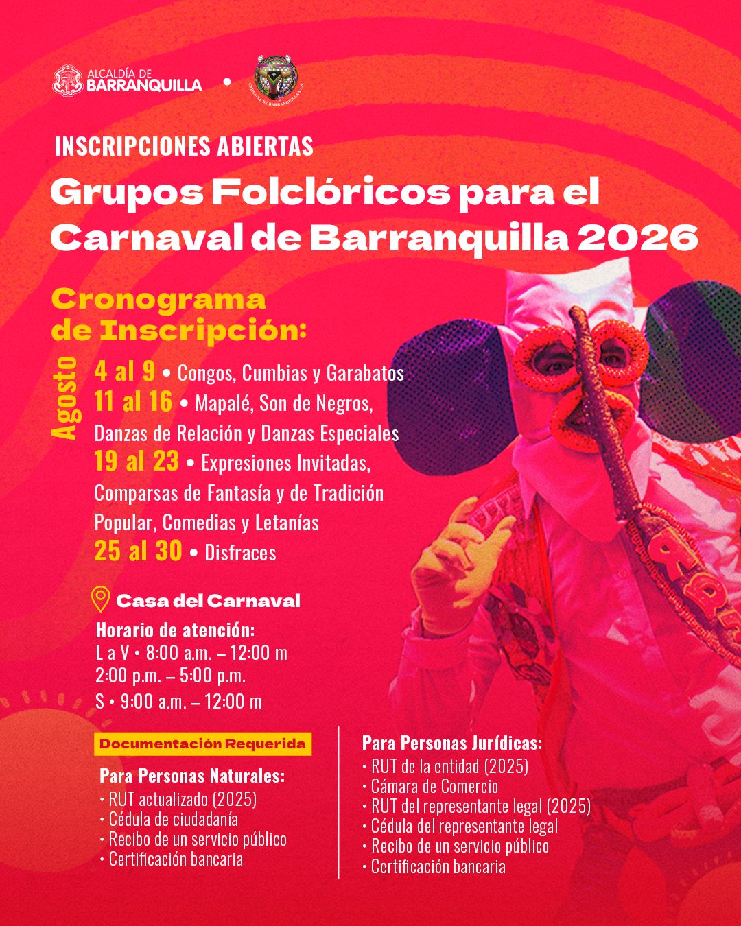 Carnaval de Barranquilla 2026: ¡Inscripciones Abiertas para el Folclor ...